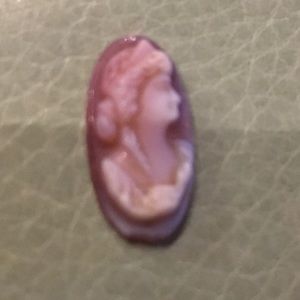 Jewelry | Vintage Beautiful Pink Cream Cameo Piece | Poshmark